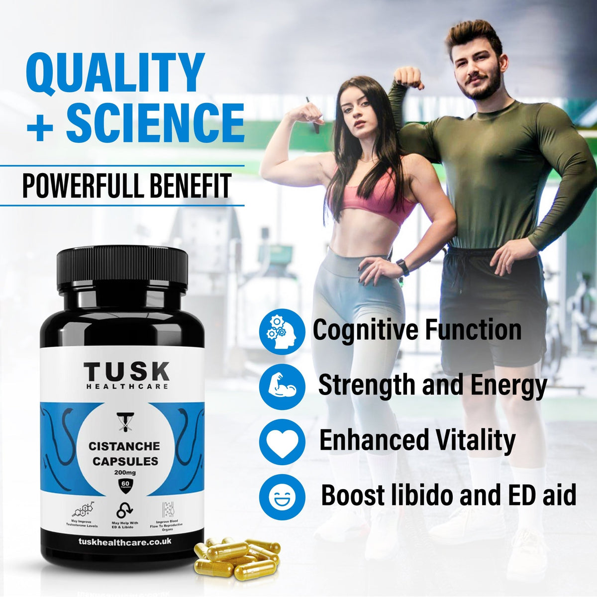 Cistanche Capsules - Anti-Aging, Fertility & Increased Blood Flow To R