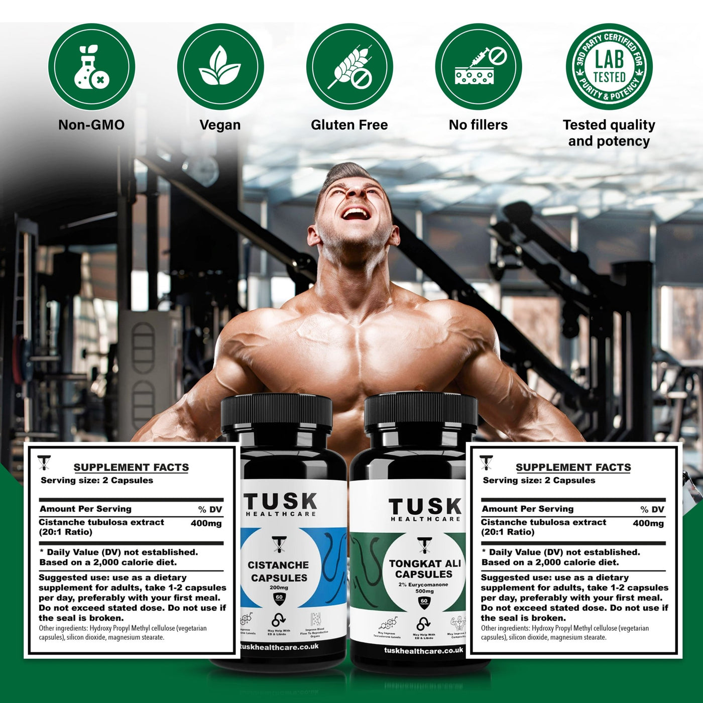 Natural Libido Boost - Cistanche & Tongkat Ali